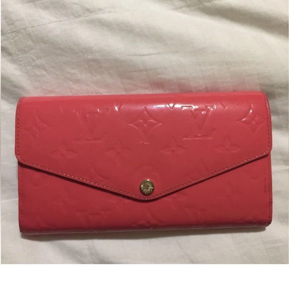 Louis Vuitton | Bags | Louis Vuitton Sarah Wallet Hot Pink Monogram ...